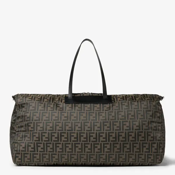 Fendi Duffle Superlight And Foldable Ff Zucca Fabric Duffle Bag